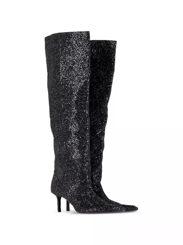ALEXANDER WANG Viola Slouch Glitter Boots