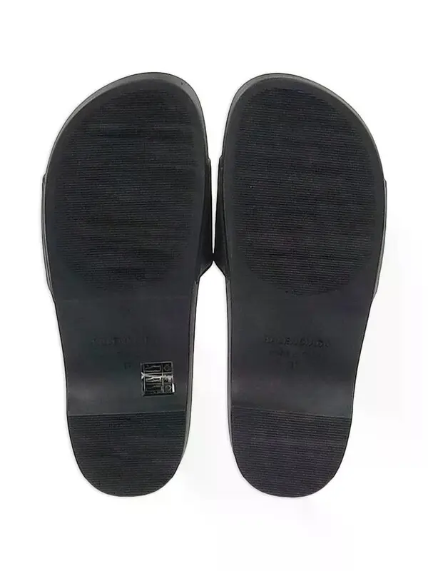 Balenciaga Logo Moulded-footbed Slides