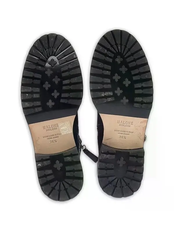 MALONE SOULIERS Leather Combat Boots