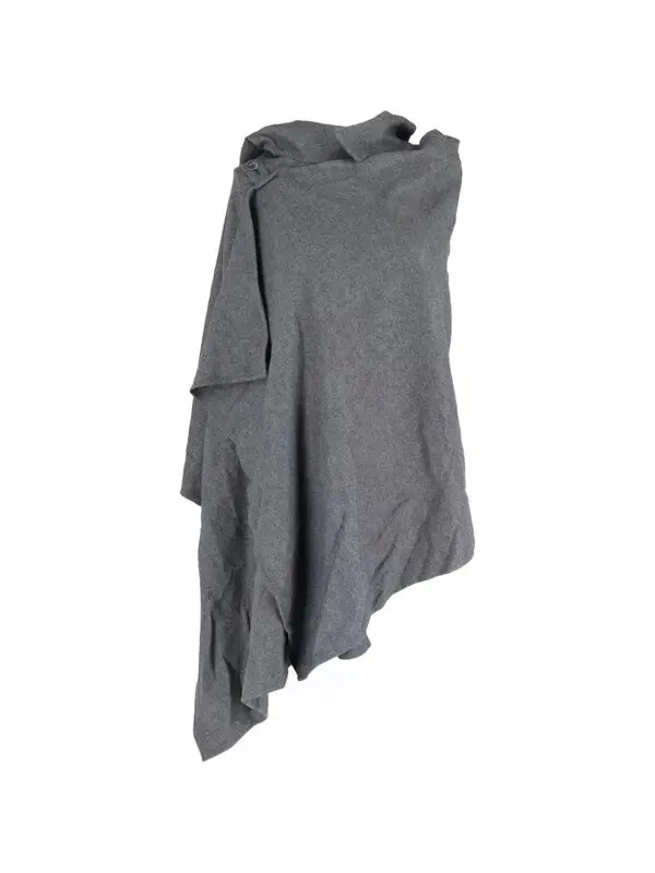Yohji Yamamoto Hooded Wool Cape