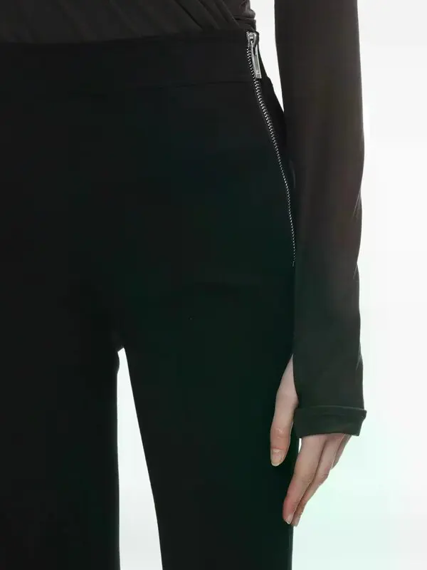 Helmut Lang Zip-detail Flared Trousers