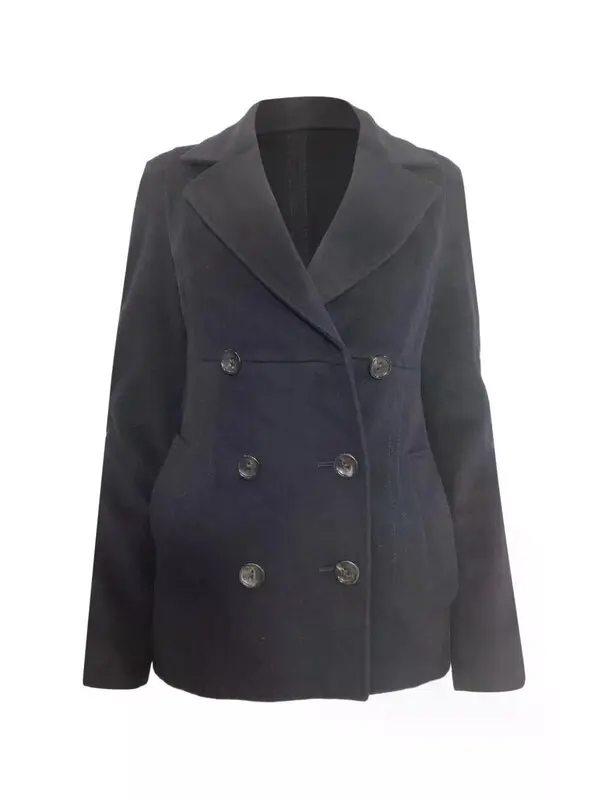 Max Mara Double-breasted Virgin-wool Pea Coat