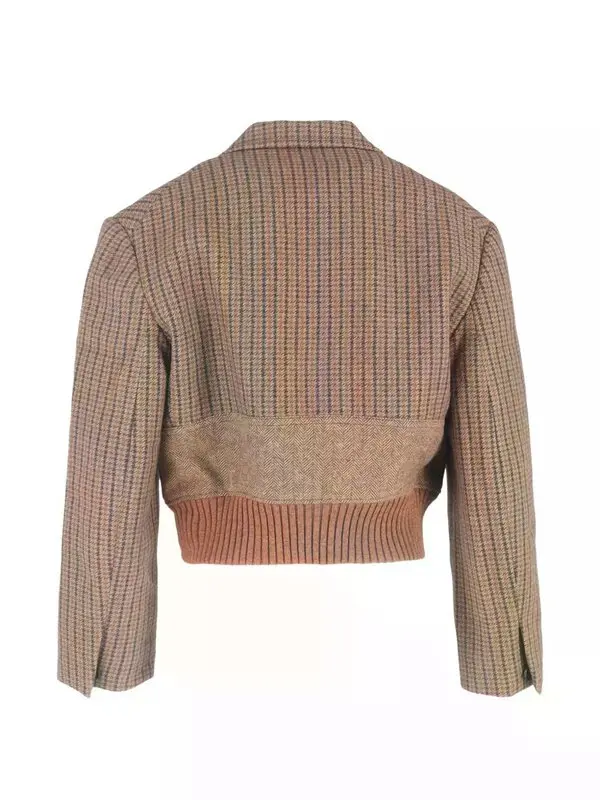 Chloé Paneled Tweed Jacket