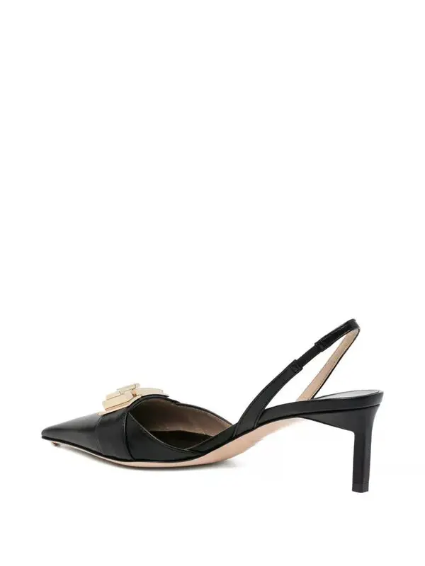 TOM FORD 60mm T-latch Slingback Pumps