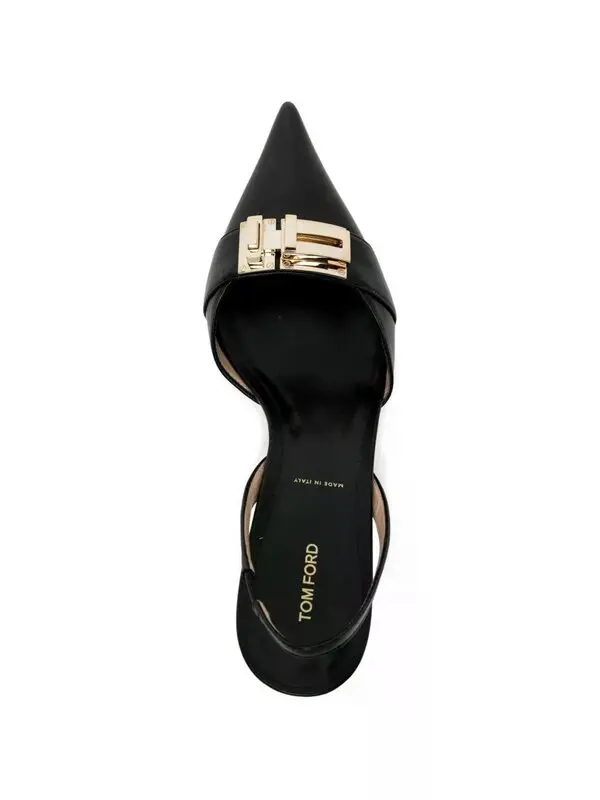 TOM FORD 60mm T-latch Slingback Pumps