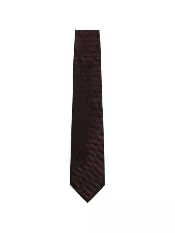 TOM FORD Silk Neck Tie - Brown