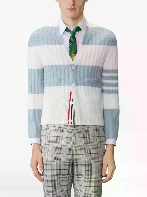 Thom Browne Cable-knit Cardigan