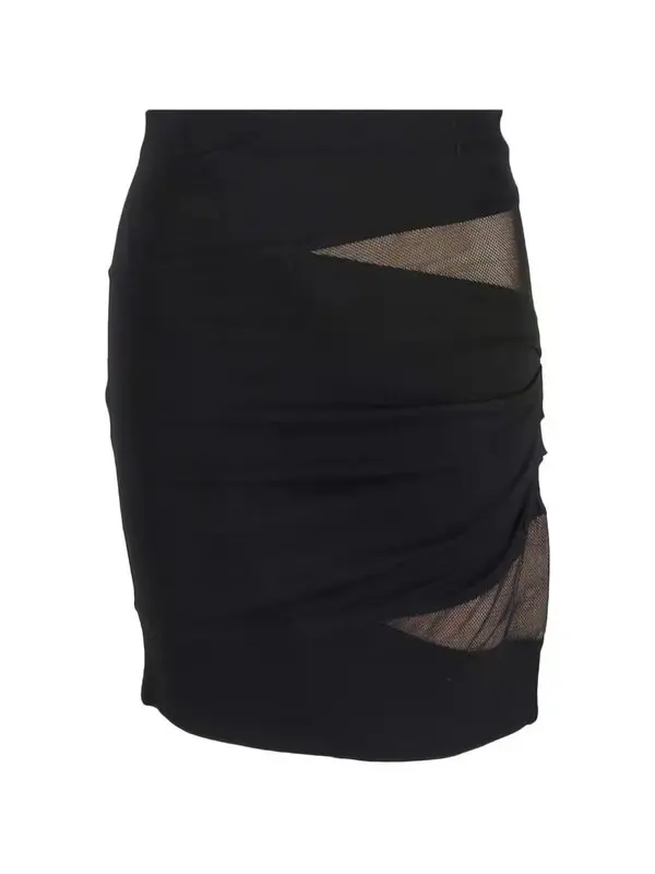 ALEXANDER WANG Sheer-paneled Mini Skirt