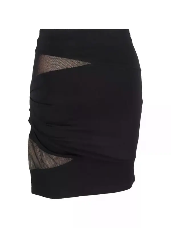 ALEXANDER WANG Sheer-paneled Mini Skirt