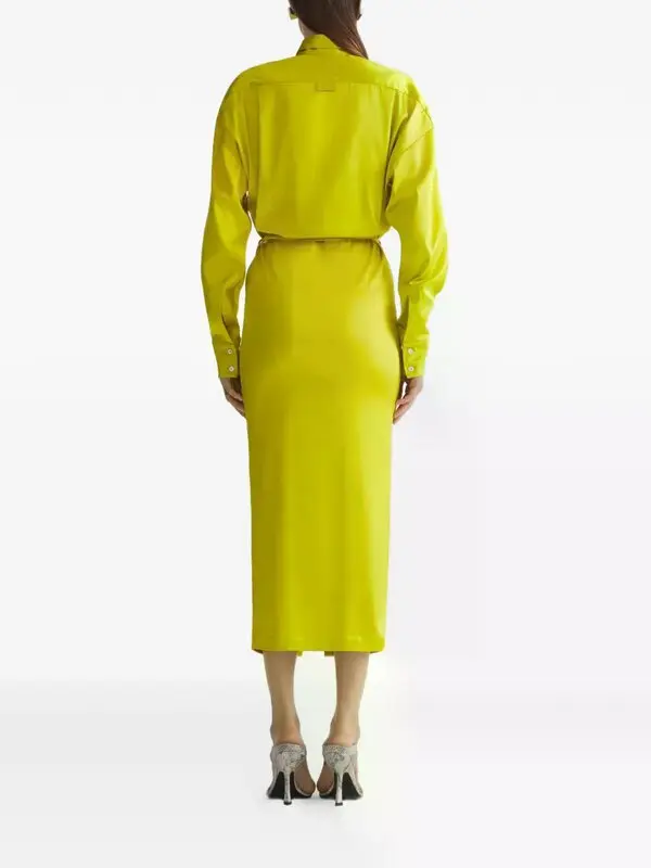 MUGLER Buttoned Shirt Dress