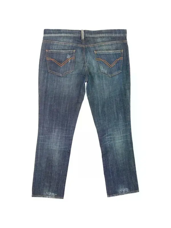 Valentino Garavani Distressed Denim Jeans