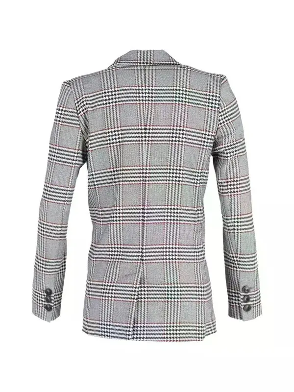 ANINE BING Madeleine Plaid Blazer