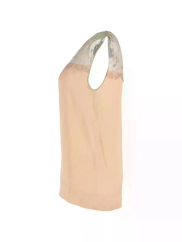 Stella McCartney Sleeveless Top With Lace Detail