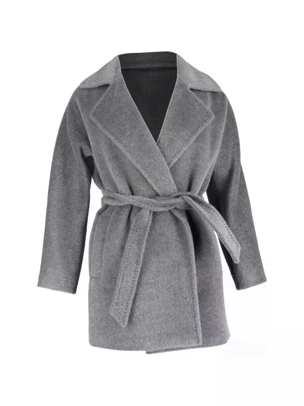 Max Mara Belted Notched-lapel Coat