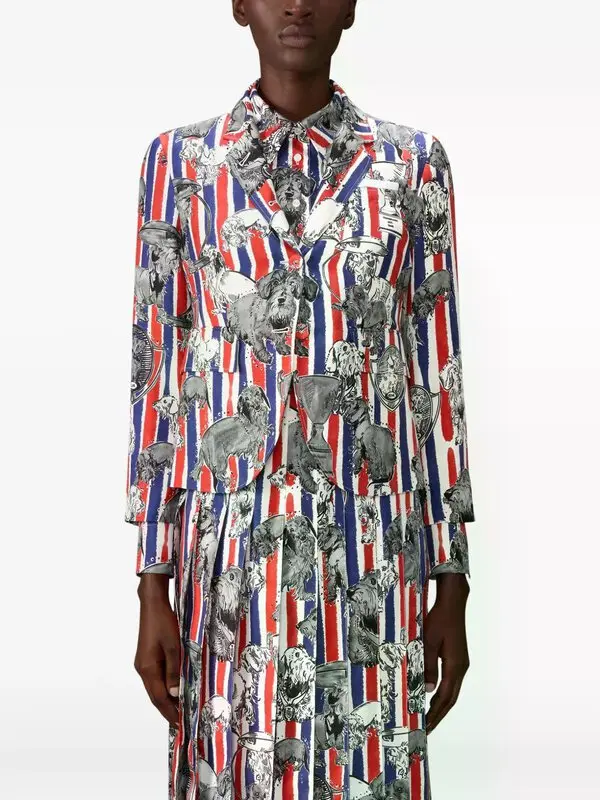 Thom Browne Striped Toile Jacket