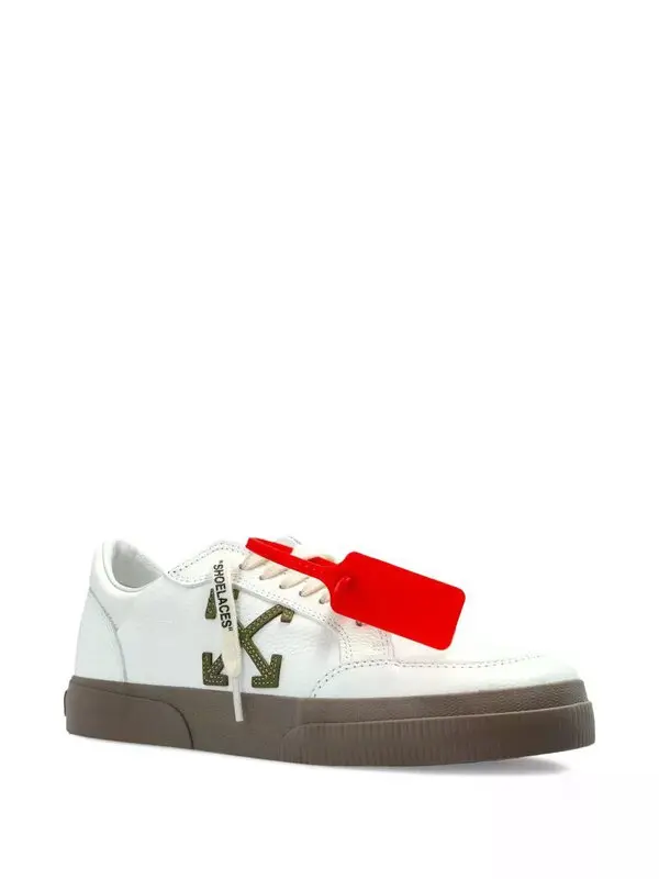Off-White Arrow-appliqué Leather Sneakers