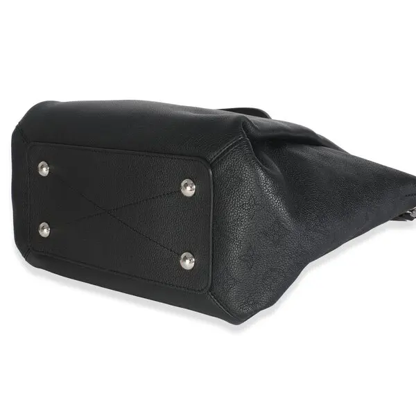 LOUIS VUITTON Monogram Mahina Haumea Bag - Black