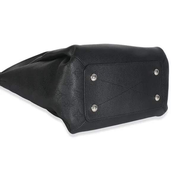 LOUIS VUITTON Monogram Mahina Haumea Bag - Black