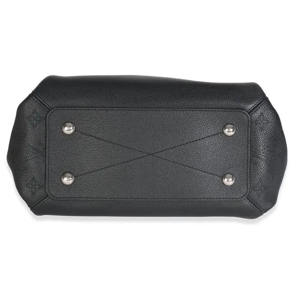 LOUIS VUITTON Monogram Mahina Haumea Bag - Black