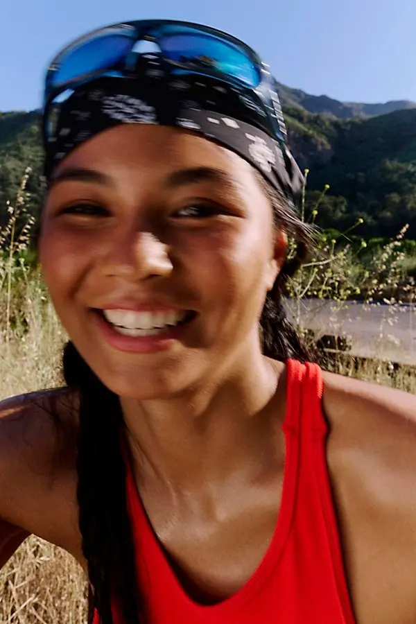 Free People Break A Sweat Bandana - Black