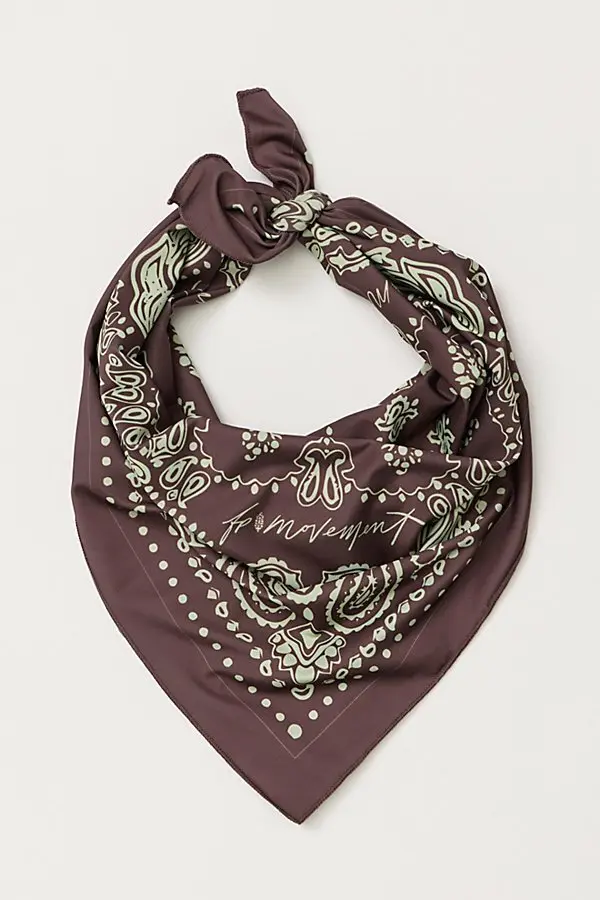 Free People Break A Sweat Bandana - Cocoa