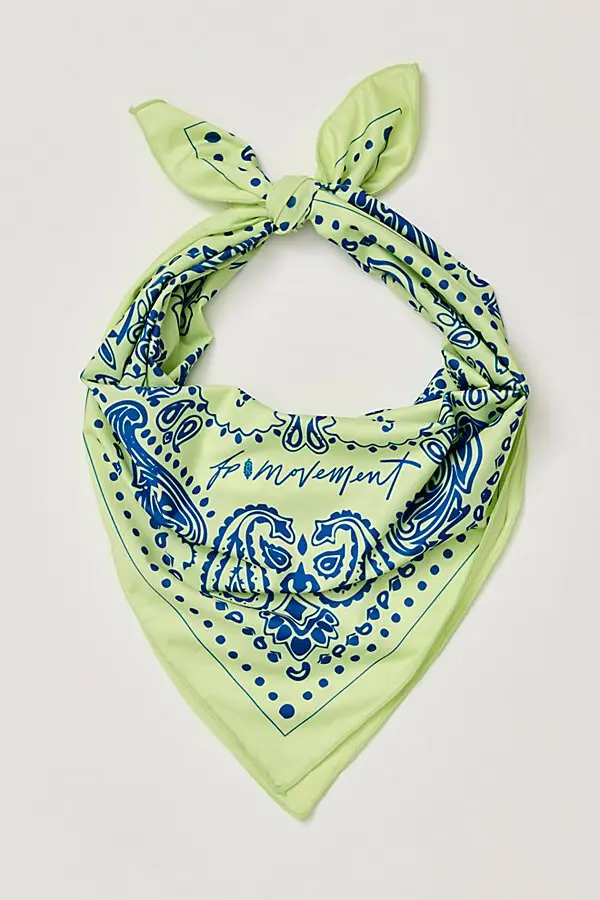 Free People Break A Sweat Bandana - Limelight