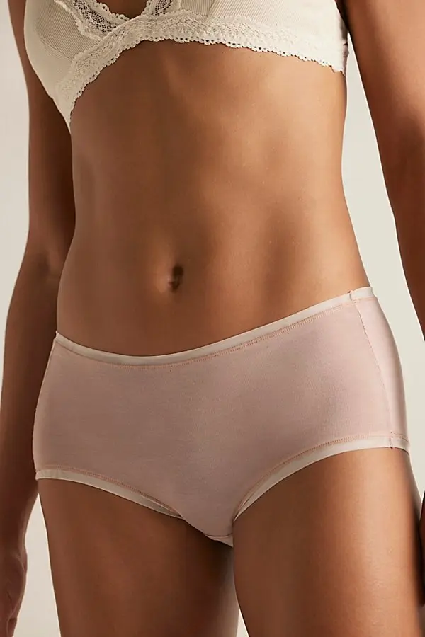 Free People Intimately Shortie Undies - Blush Sand