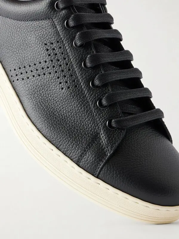 TOM FORD Warwick Full-grain Leather Sneakers