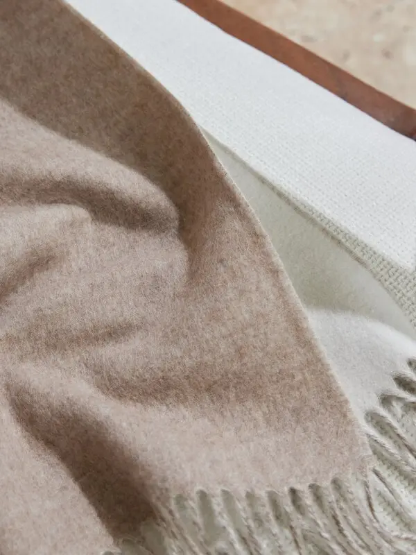 Brunello Cucinelli Fringed Cashmere And Silk-blend Throw