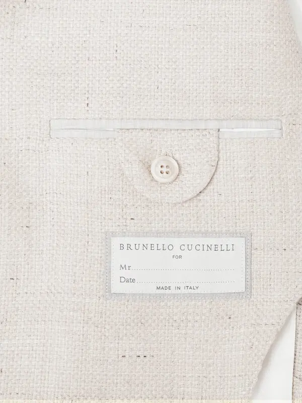 Brunello Cucinelli Silk, Linen And Wool-blend Blazer