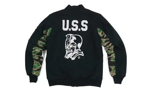 A BATHING APE Ursus Tiger Camo Accent Ma1 Jacket