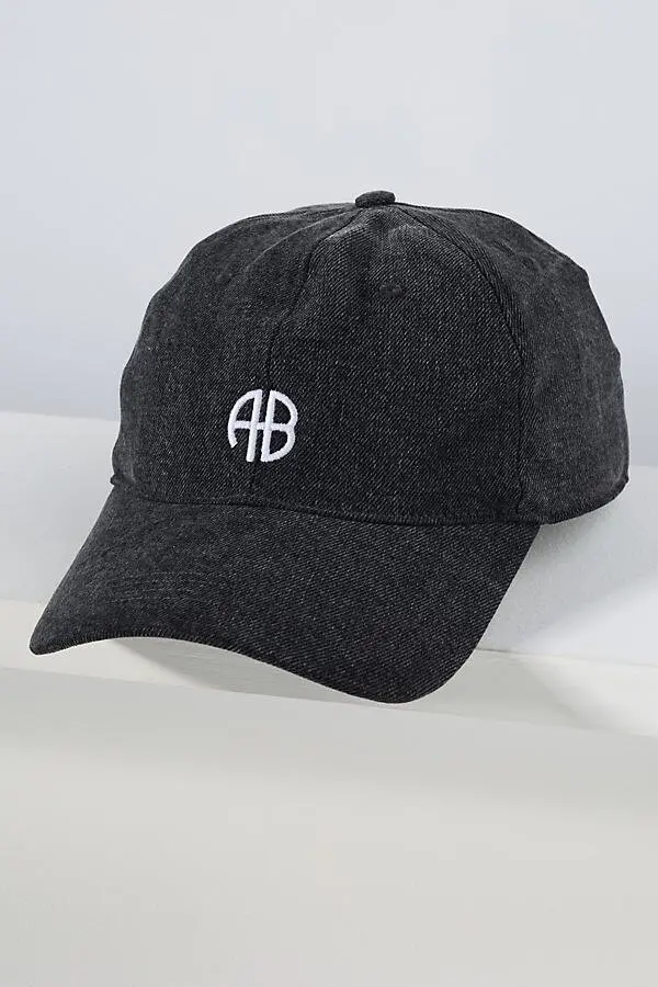 ANINE BING Jeremy Cotton Baseball Cap - Grey