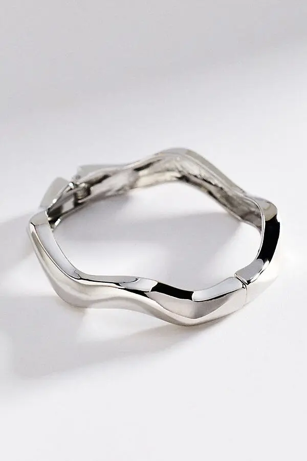 Anthropologie Wavy Bracelet - Silver