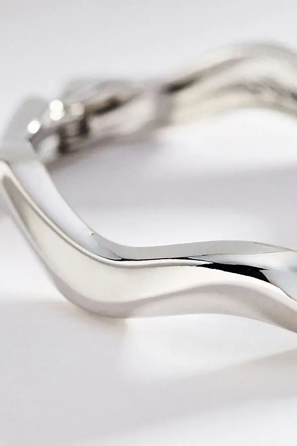Anthropologie Wavy Bracelet - Silver
