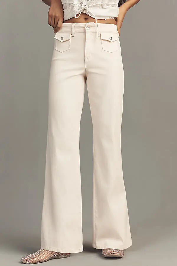 Sanctuary Skipper High-rise Wide-leg Pants - Pink Milk
