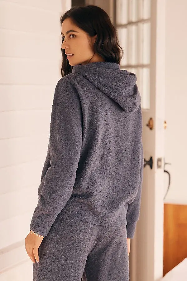 Eberjey Long-sleeve Hoodie - Carbon