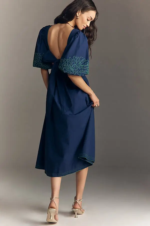light blue and white maxi dress Aimee Light Blue Floral Bustier Maxi Dress