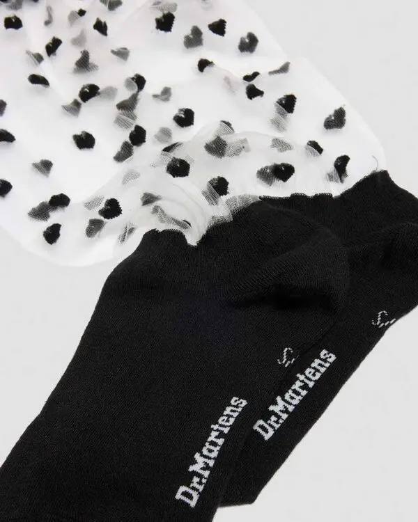 Dr. Martens Heart Mesh Organic Cotton Blend Socks