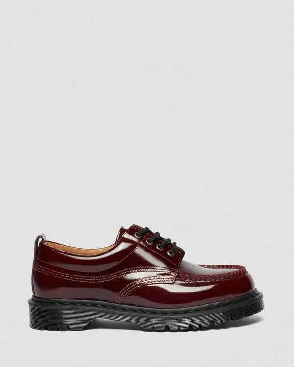 Dr. Martens Lowell Lacque Moc Toe Shoes