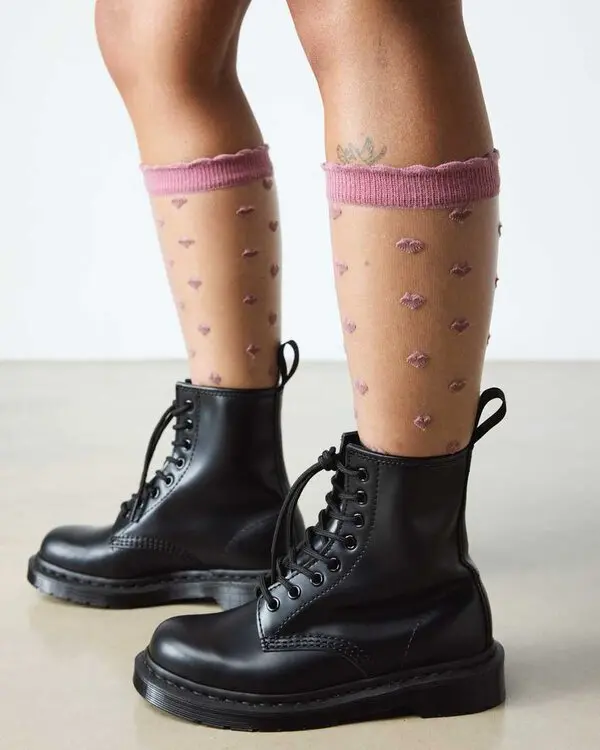 Dr. Martens Heart Mesh Socks
