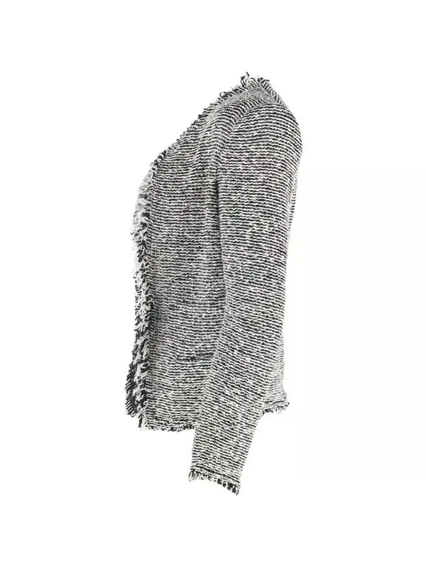 IRO PARIS Tweed Open Jacket - Black