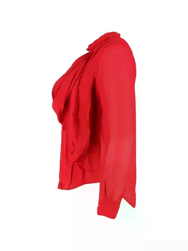 Comme Des Garçons Frilled Button-up Shirt