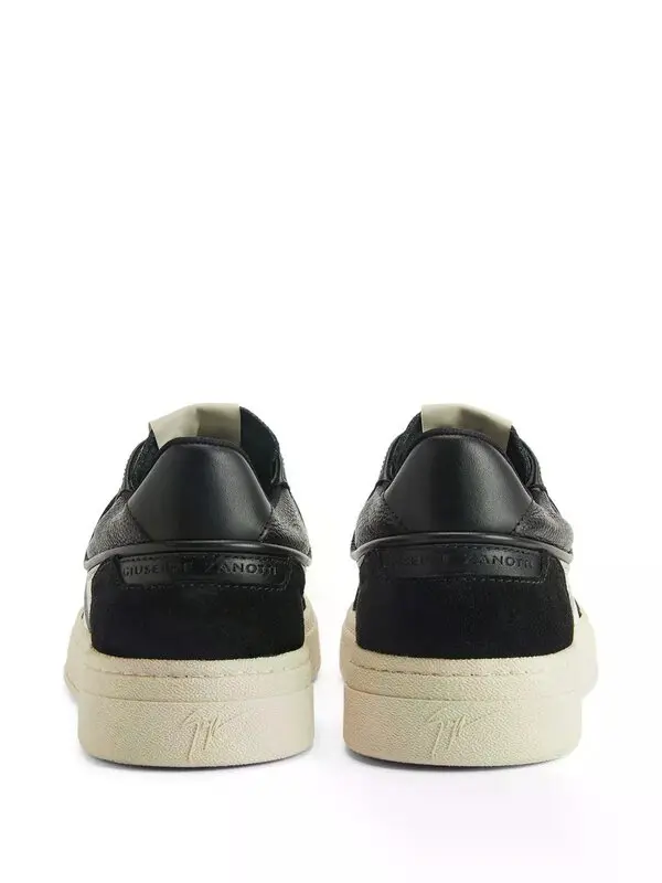 GIUSEPPE ZANOTTI Lace-up Low Top Sneakers - Black
