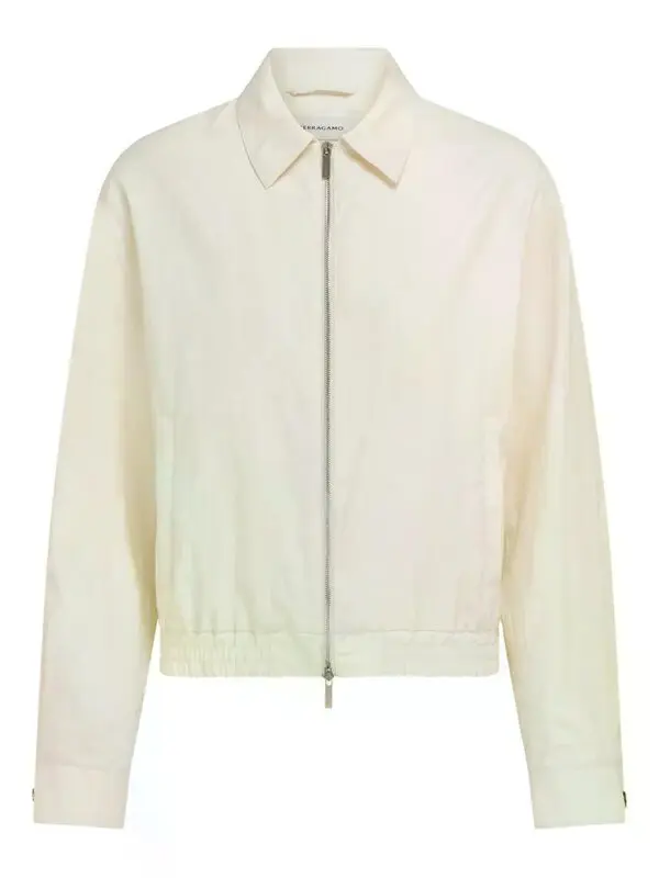 FERRAGAMO Zipped Linen Jacket