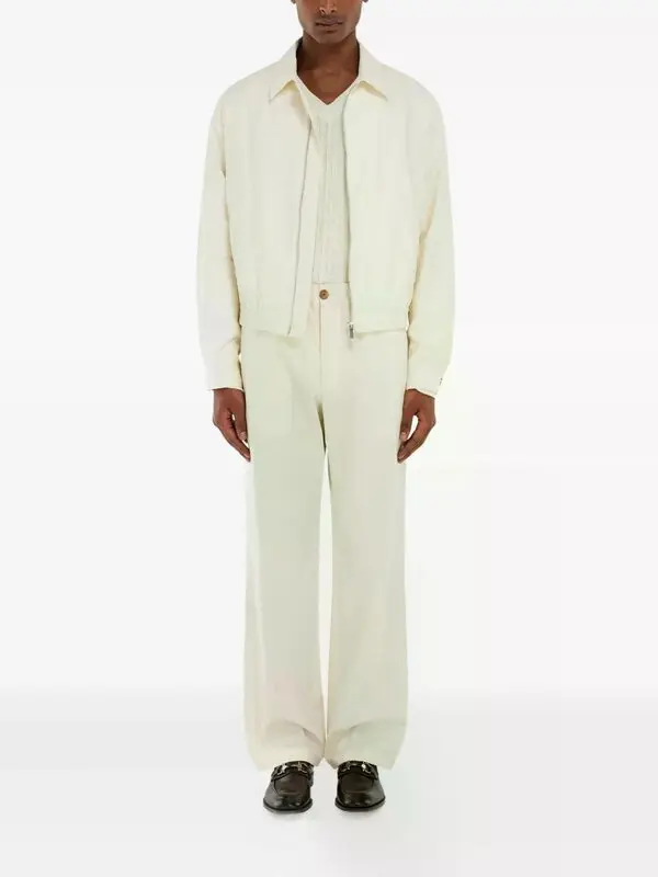 FERRAGAMO Zipped Linen Jacket