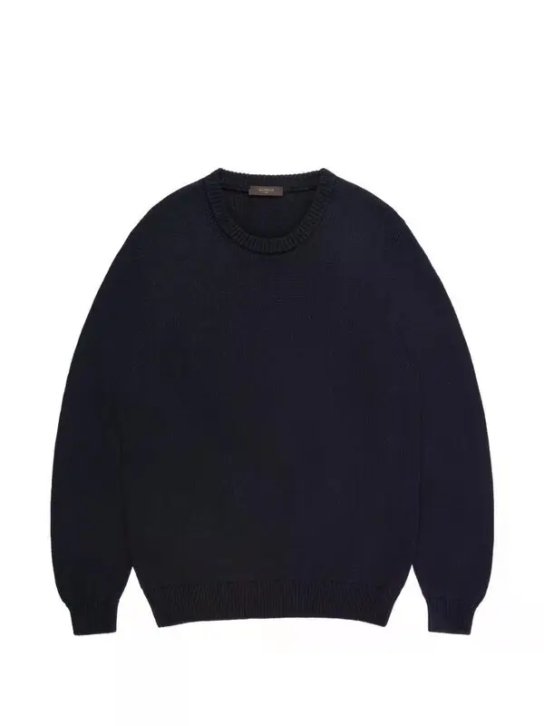 ZANONE Crew-neck Knitted Cotton Sweater