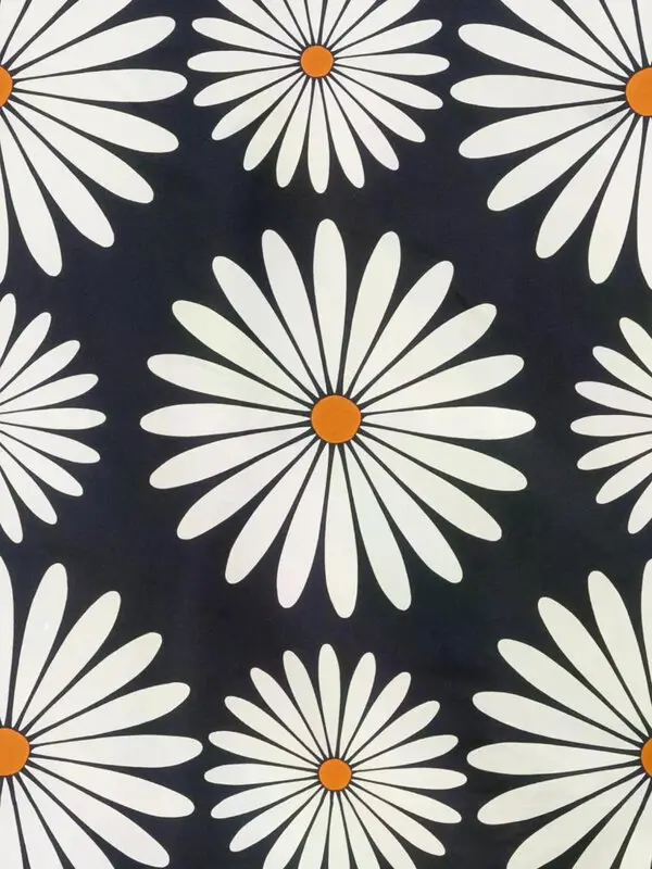 Sandro Floral Silk Scarf - Blue