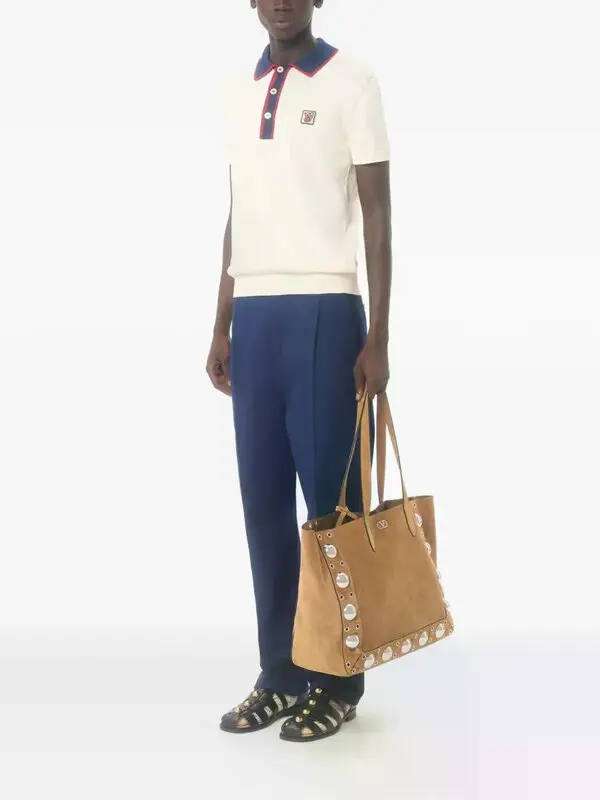 Valentino Garavani Logo-patch Polo Shirt