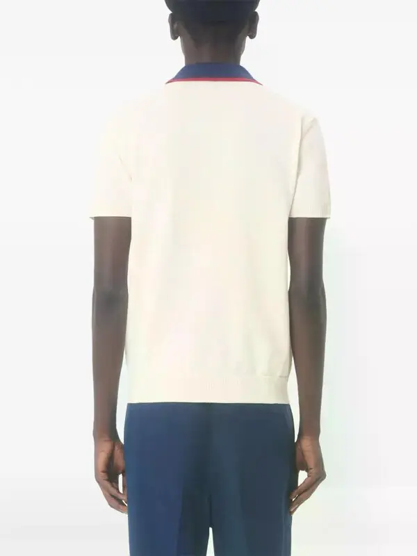 Valentino Garavani Logo-patch Polo Shirt