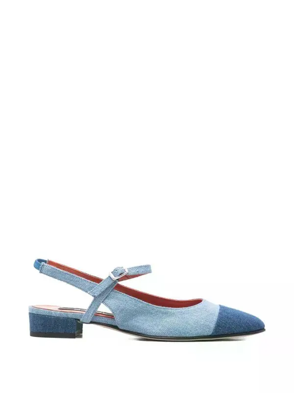 CAREL Oceano Flat Pumps - Blue